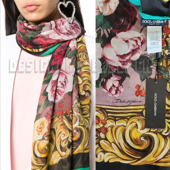 Dolce & Gabbana | Accessories | Dolce Gabbana Modal Cashmere Blend ...